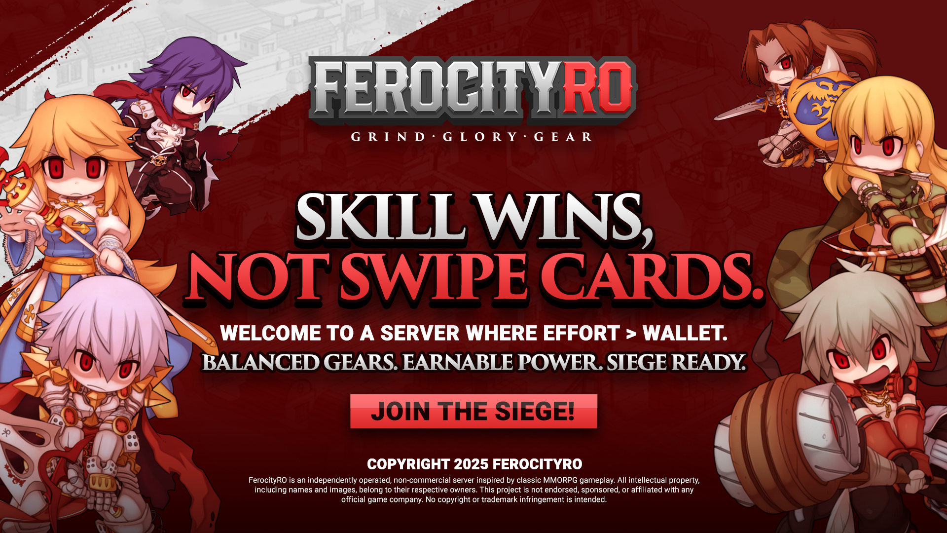 Ferocity RO Server Information - RMS Private RO Server Listing